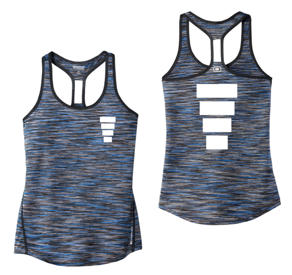 Women's Reflective Tank Top - Block - RUseeN Reflective Apparel